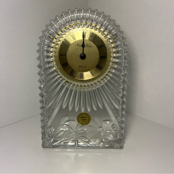 Princess House | Accents | Princess House Anniversary Crystal Clock ...